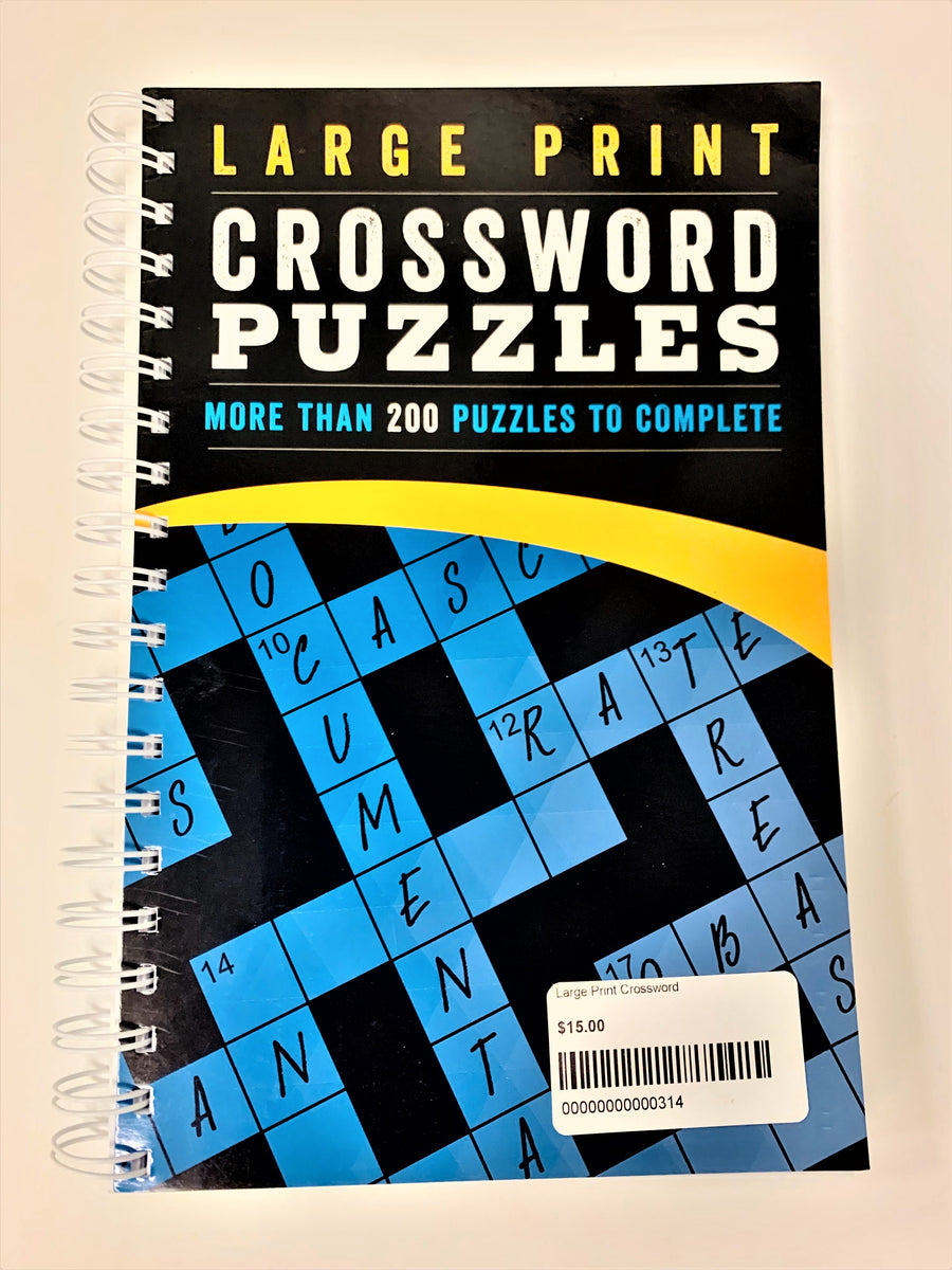 Large Print Crossword Puzzles – Cleveland Sight Center